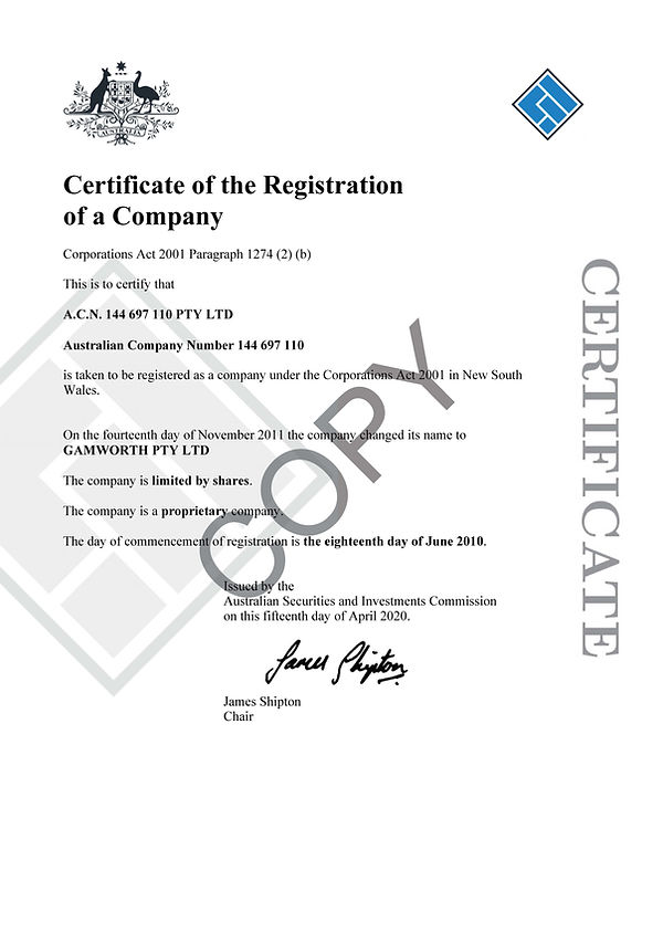 ASIC Registration | Aussie Used Clothing