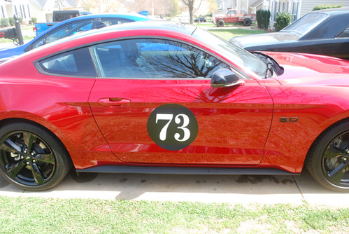 RALLY NUMBERS MAGNETIC SET OF THREE VINTAGE FONT BLACK | Race City Retro