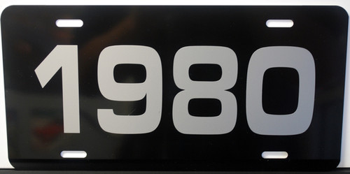 EUROSTYLE YEAR LICENSE PLATE | Race City Retro