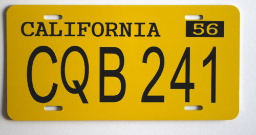 CHRISTINE CQB-241 license plate | Race City Retro