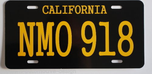 MANNIX NMO-918 license plate | Race City Retro