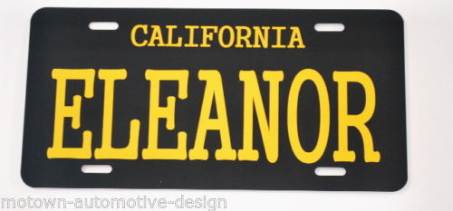 ELEANOR license plate | Race City Retro