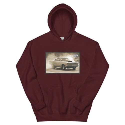69 ROAD RUNNER BURNOUT HOODIE | Race City Retro