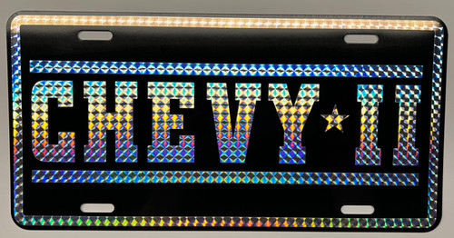 CHEVY II 70'S RETRO PRISM LICENSE PLATE NOVA | Race City Retro