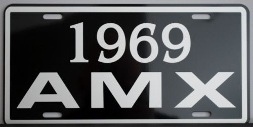AMX YEAR License Plate | Race City Retro