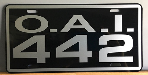 O.A.I. RAM AIR 442 Metal License Plate | Race City Retro
