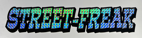 STREET FREAK PRISM STICK-UPS 70s RETRO STYLE STICKER | Race City Retro