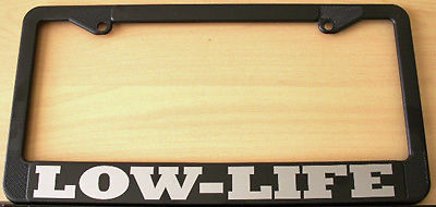 LOW-LIFE License Plate Frame | Race City Retro