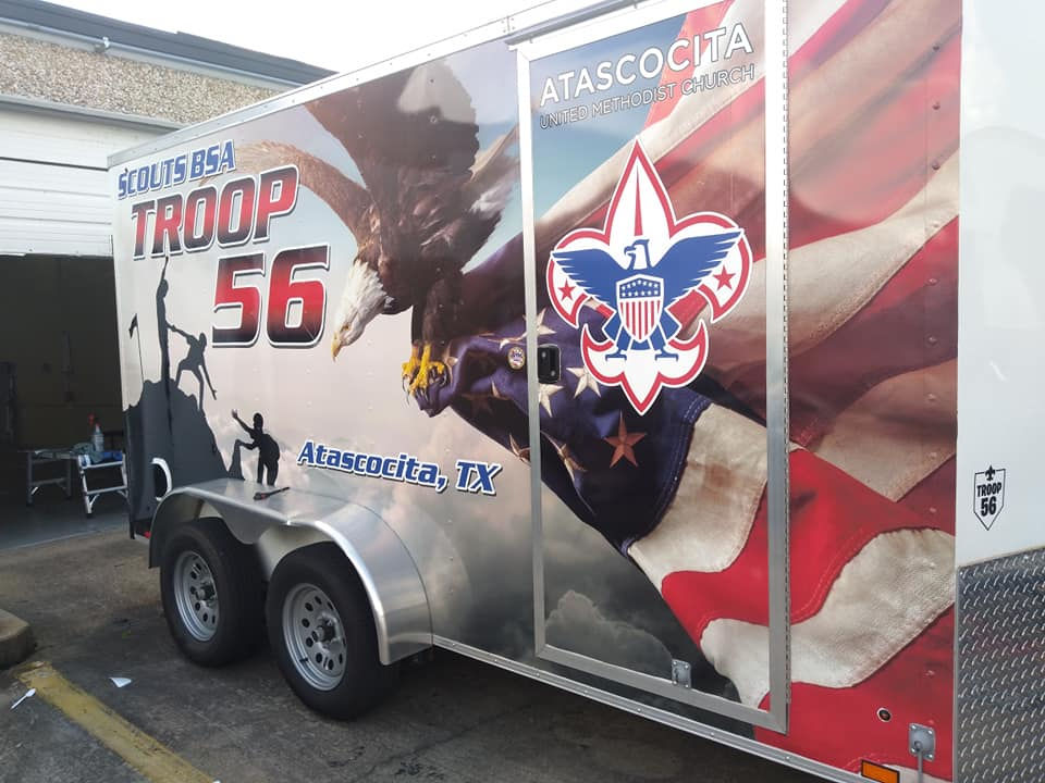 14 Ft. Boy Scout Trailer Wrap