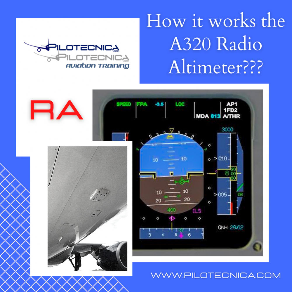 How it works the A320 RA Radio Altimeter? | Pilotecnica Aviation