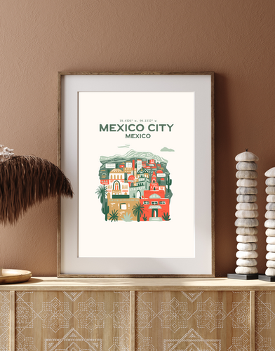 Mexico City Travel Print | Kelly Wallace