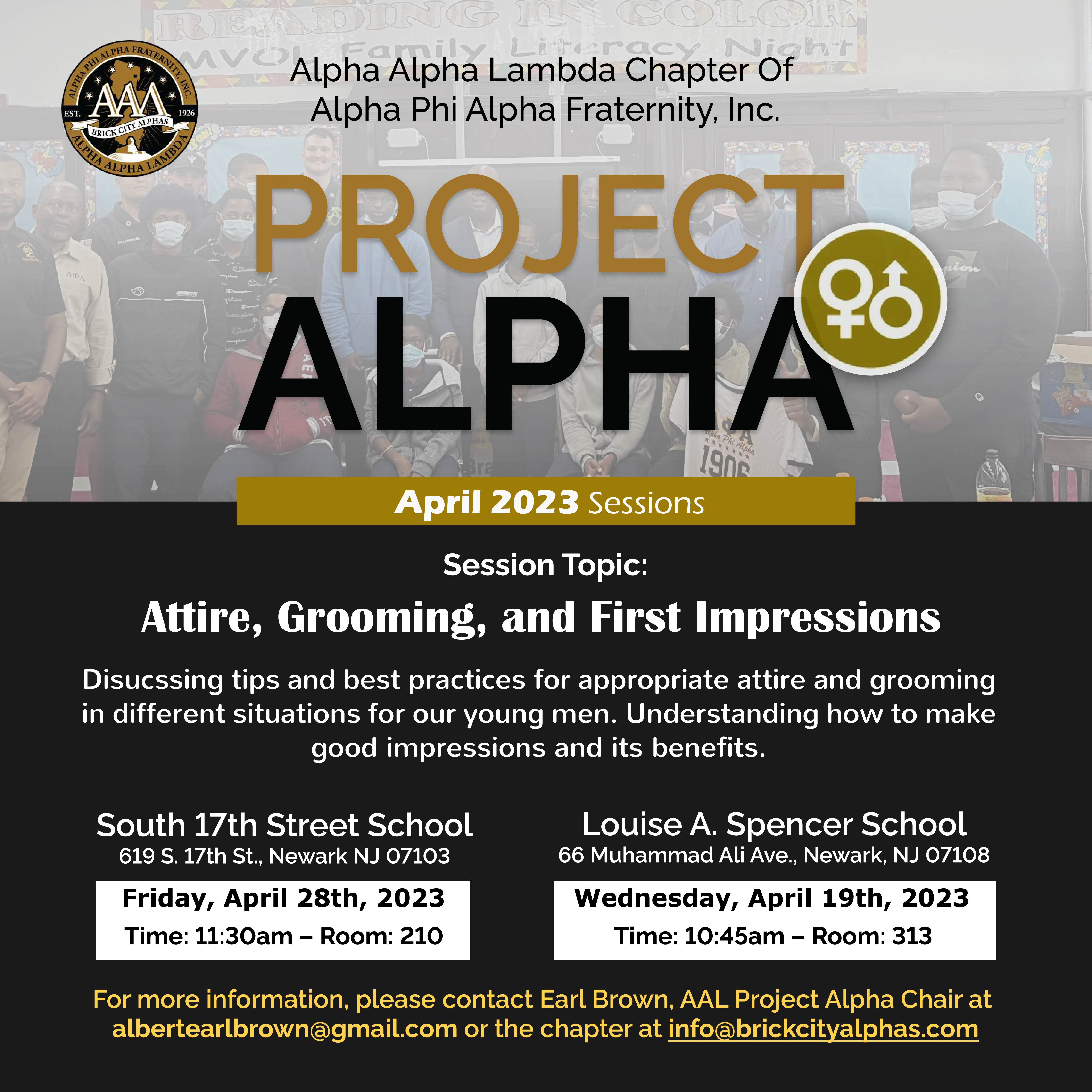 PROJECT ALPHA: April Sessions | Brick City Alphas