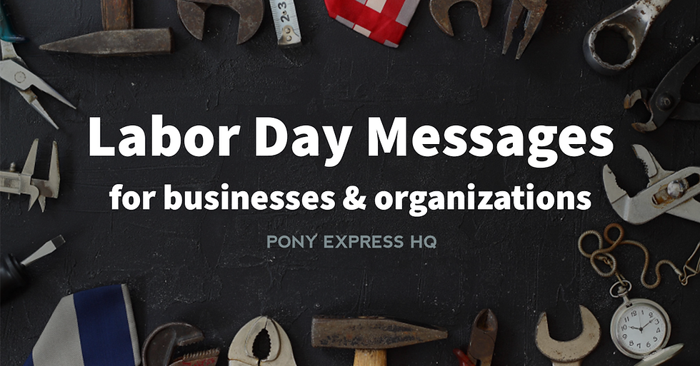 Labor Day messages for marketing, greetings, and to thank employees
