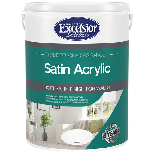 Trade Decorators Satin Acrylic | Excelsior Paints