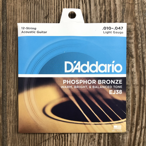 D’addario 12-String Acoustic Guitar Strings | morganmusiconline