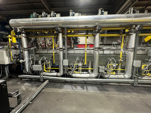 Log furnace by OMAV-used | Extrusion Supplies