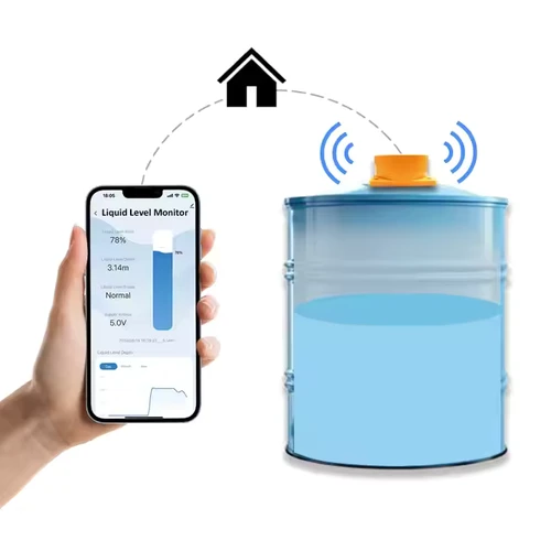 Tuya Smart Solar Ultrasonic Water Level Sensor | Avtec