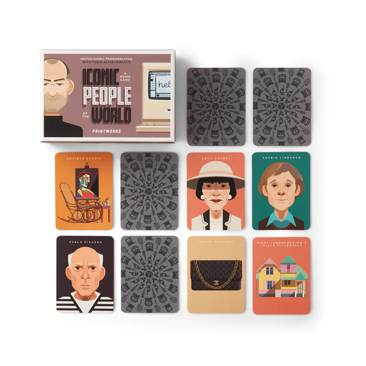 Printworks: Memory Game Iconic People | MOOII Australia