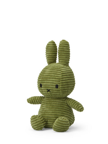 Miffy Sitting Corduroy Olive Green | MOOII Australia