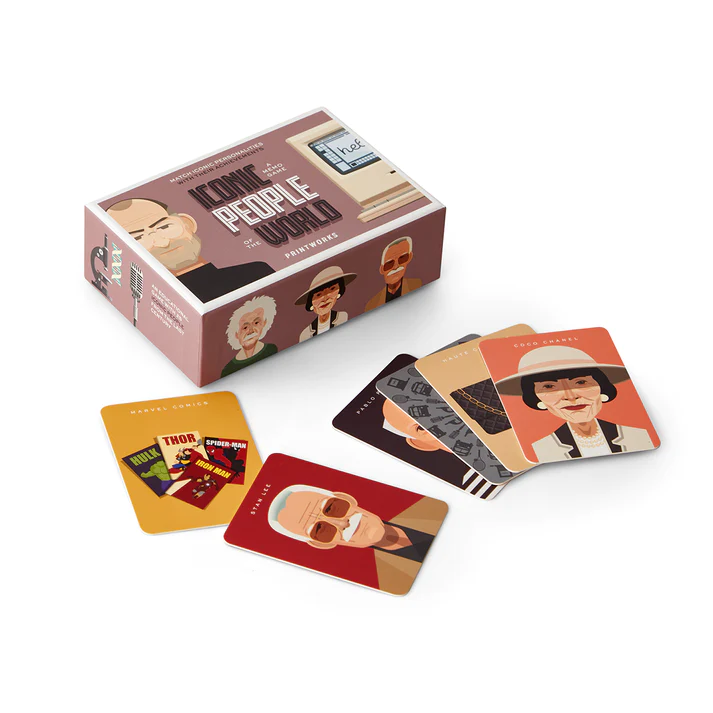 Printworks: Memory Game Iconic People | MOOII Australia