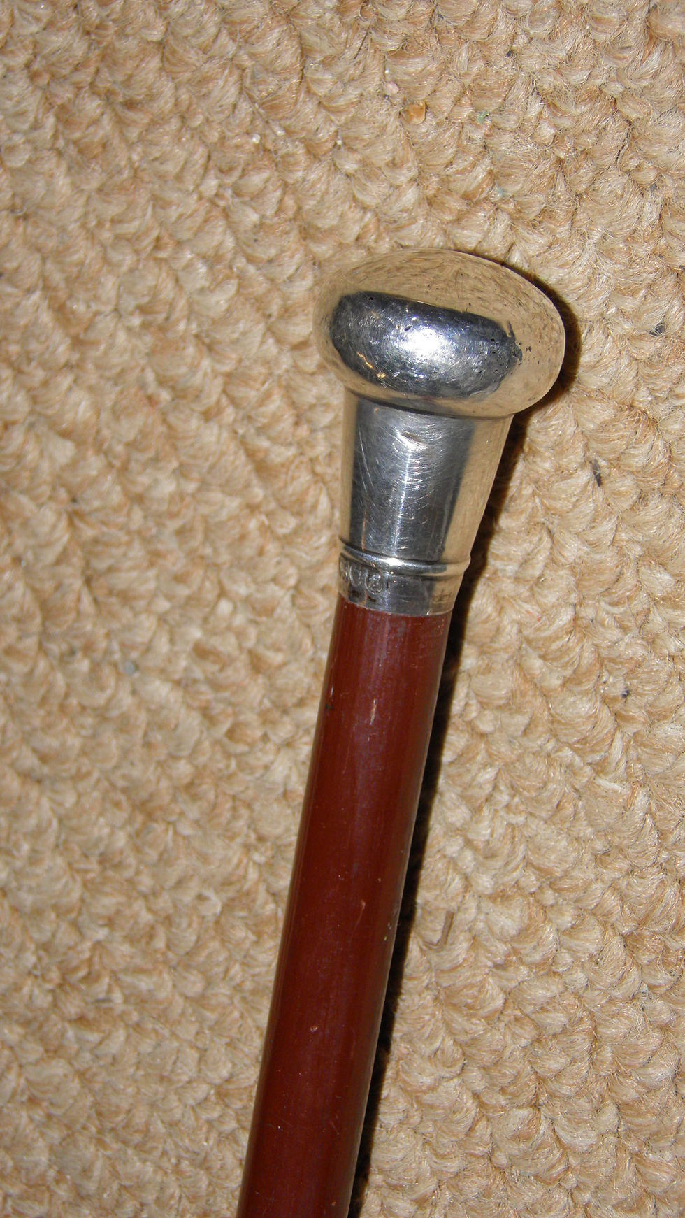 Antique Military Swagger Stick / Show Cane - Hallmarked 1914 Silver ...