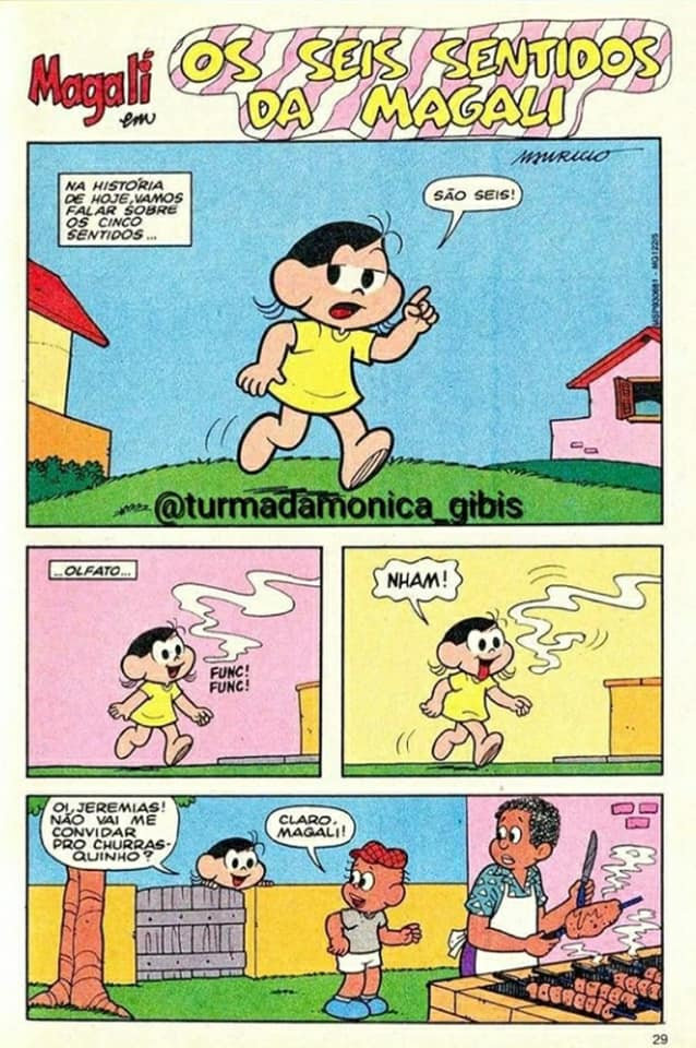 Os seis sentidos da Magali