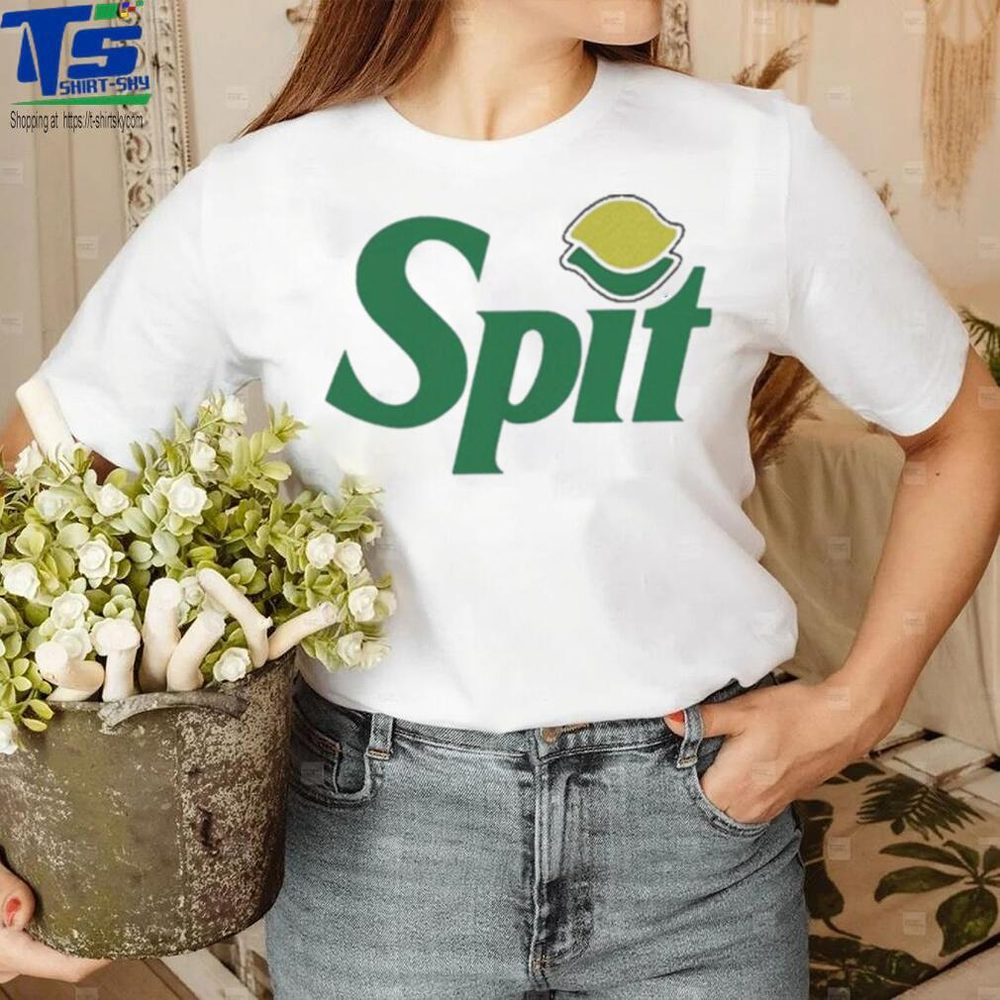 Sprite spit logo parody shirt