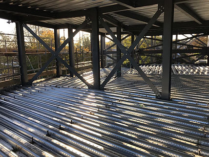 Composite steel floor and roof decking supplier | UKSD Stockyards | UK