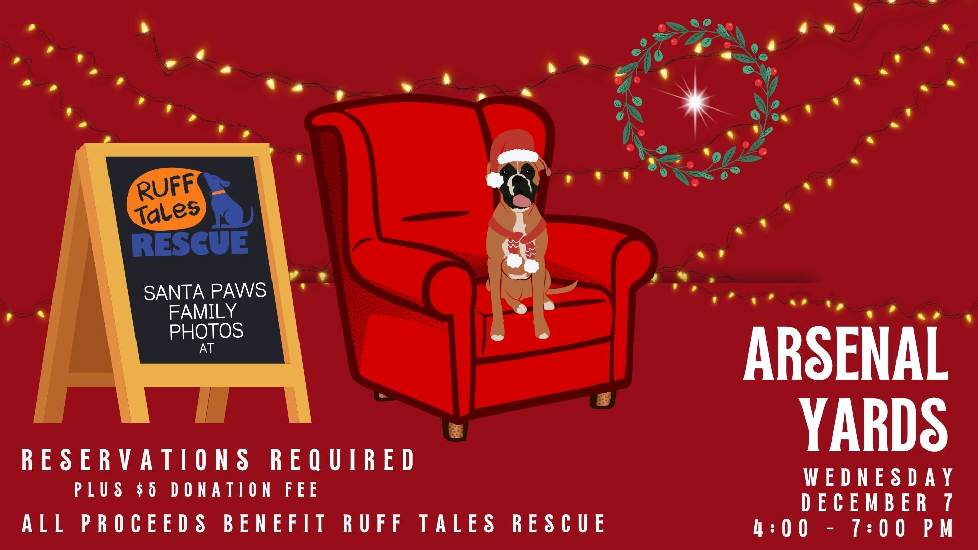 Santa Paws - Photos with Santa | Ruff Tales Rescue