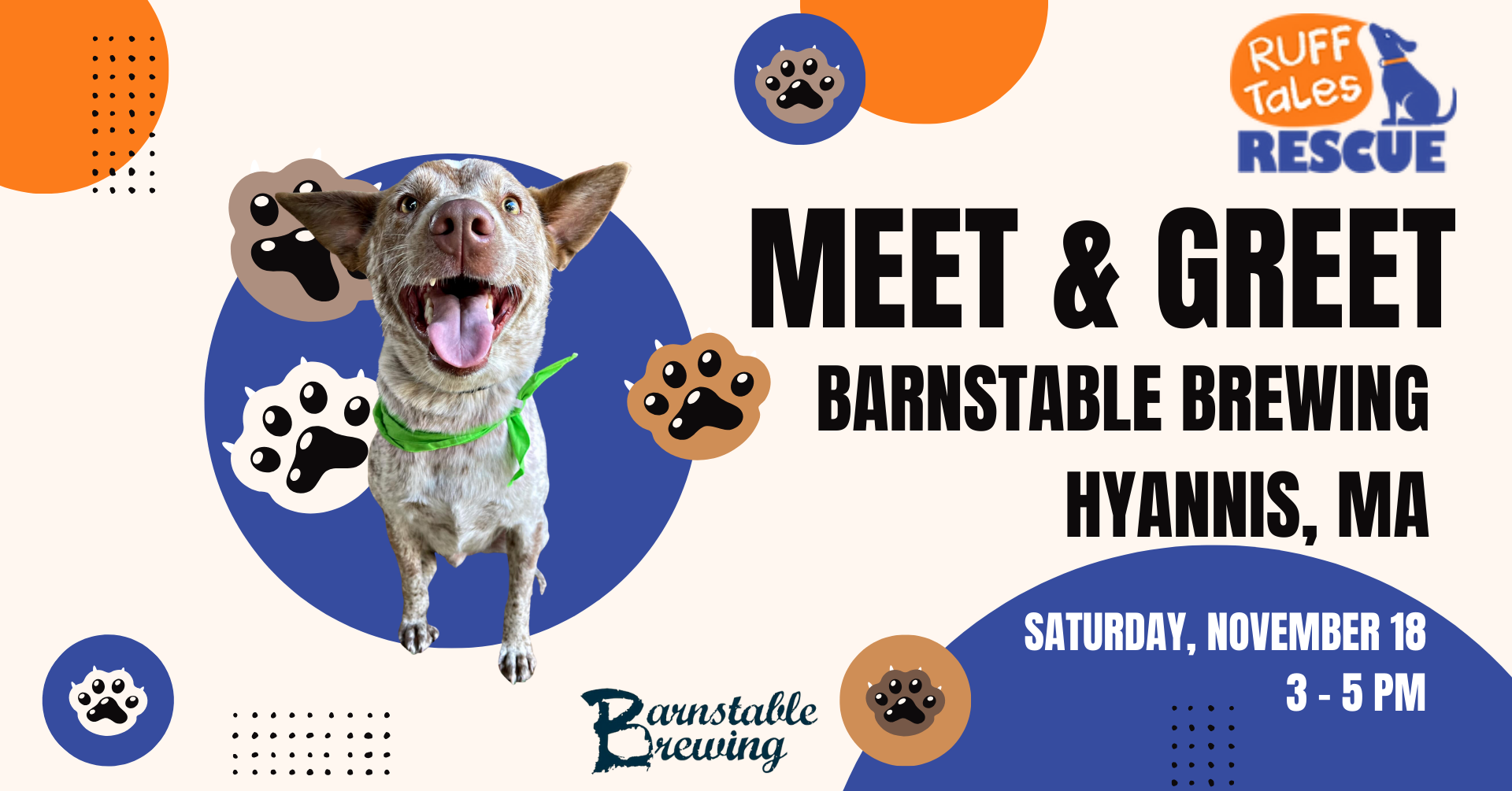 Meet & Greet - Hyannis, MA | Ruff Tales Rescue