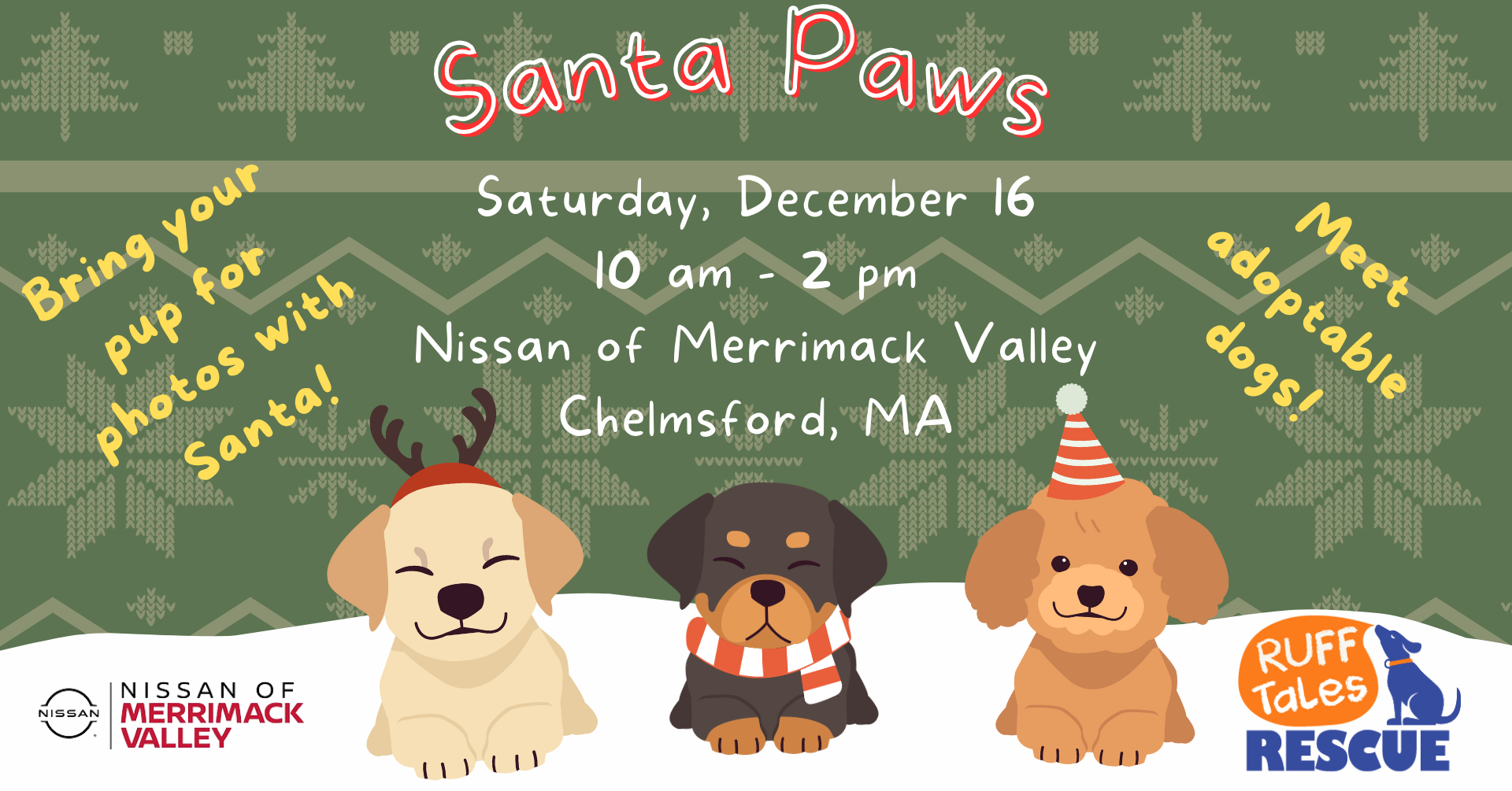 Santa Paws - Pup Pics and Adoptable Dogs - Chelmsford, MA | Ruff Tales ...