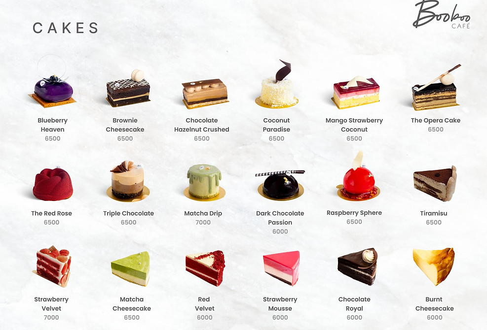 CAKES | Booboo Cafe