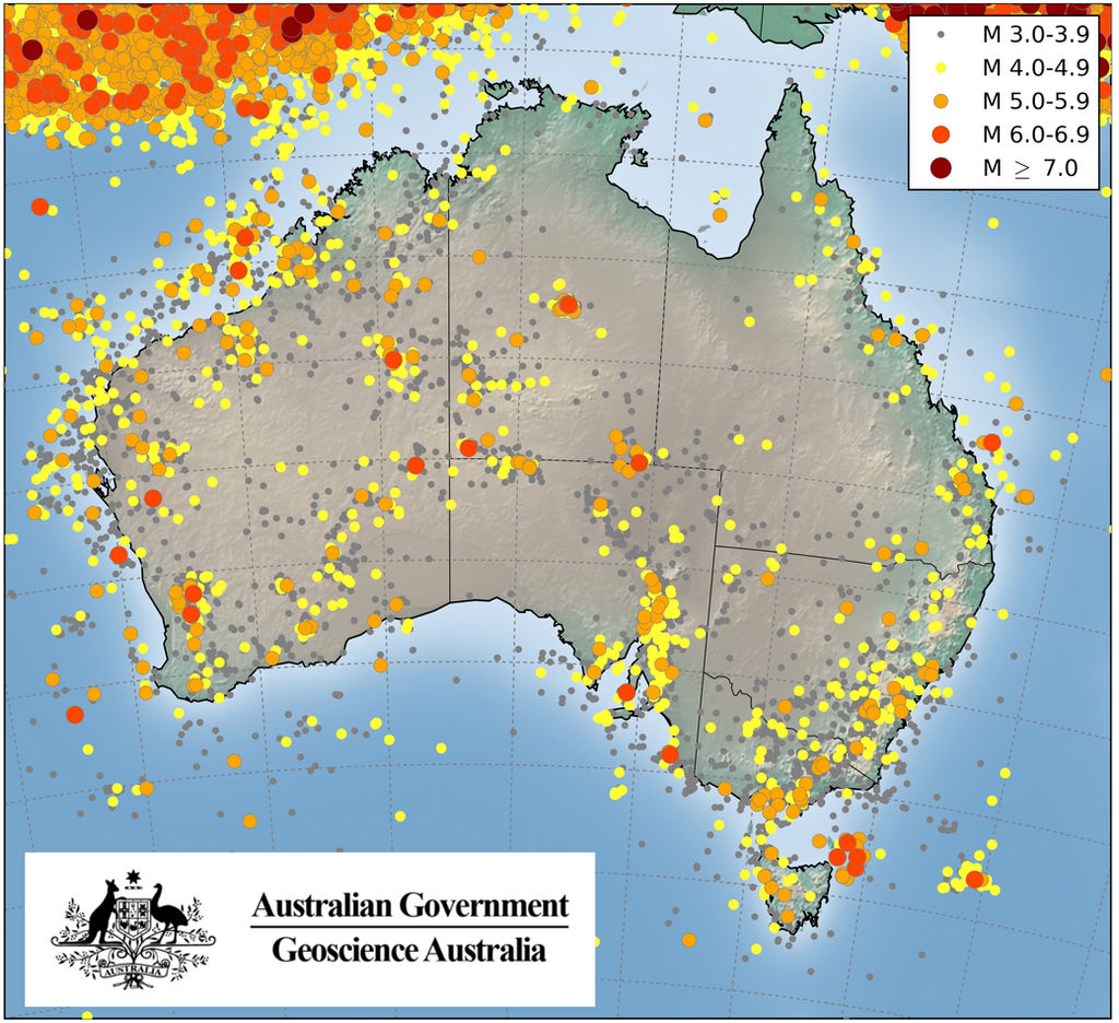 Earthquakes in Australia