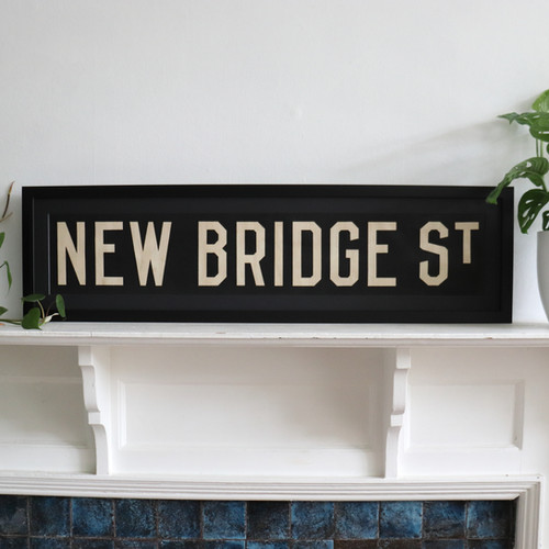 Original 1965 Manchester Framed Bus Blind - New Bridge Street | Owl and ...