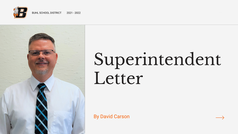 Superintendent Letter