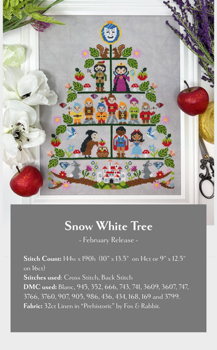 Snow White Tree by Tiny Modernist - Chart | Needlecraft Corner