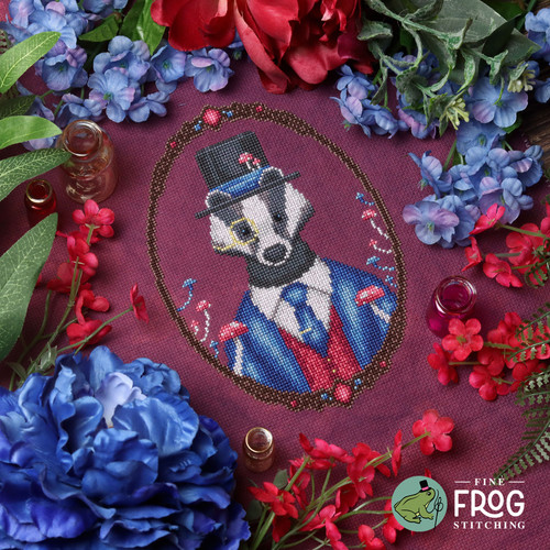 Badger Gentleman by Fine Frog Stitching - Chart Only | Needlecraft Corner