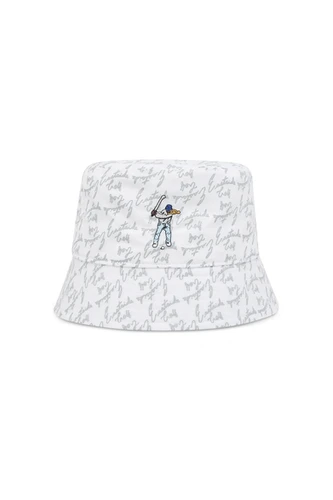 White Script Bucket Hat | Primetime Golf