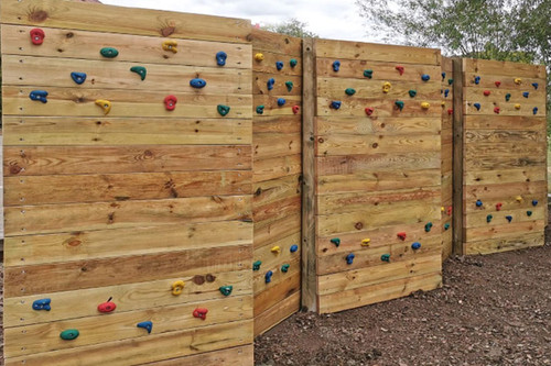 Wooden Traverse Wall - Zig Zag | Signet Play| From £2952