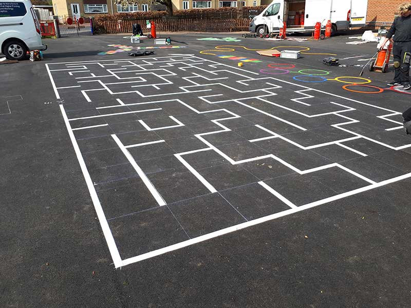 Maze Playground Markings