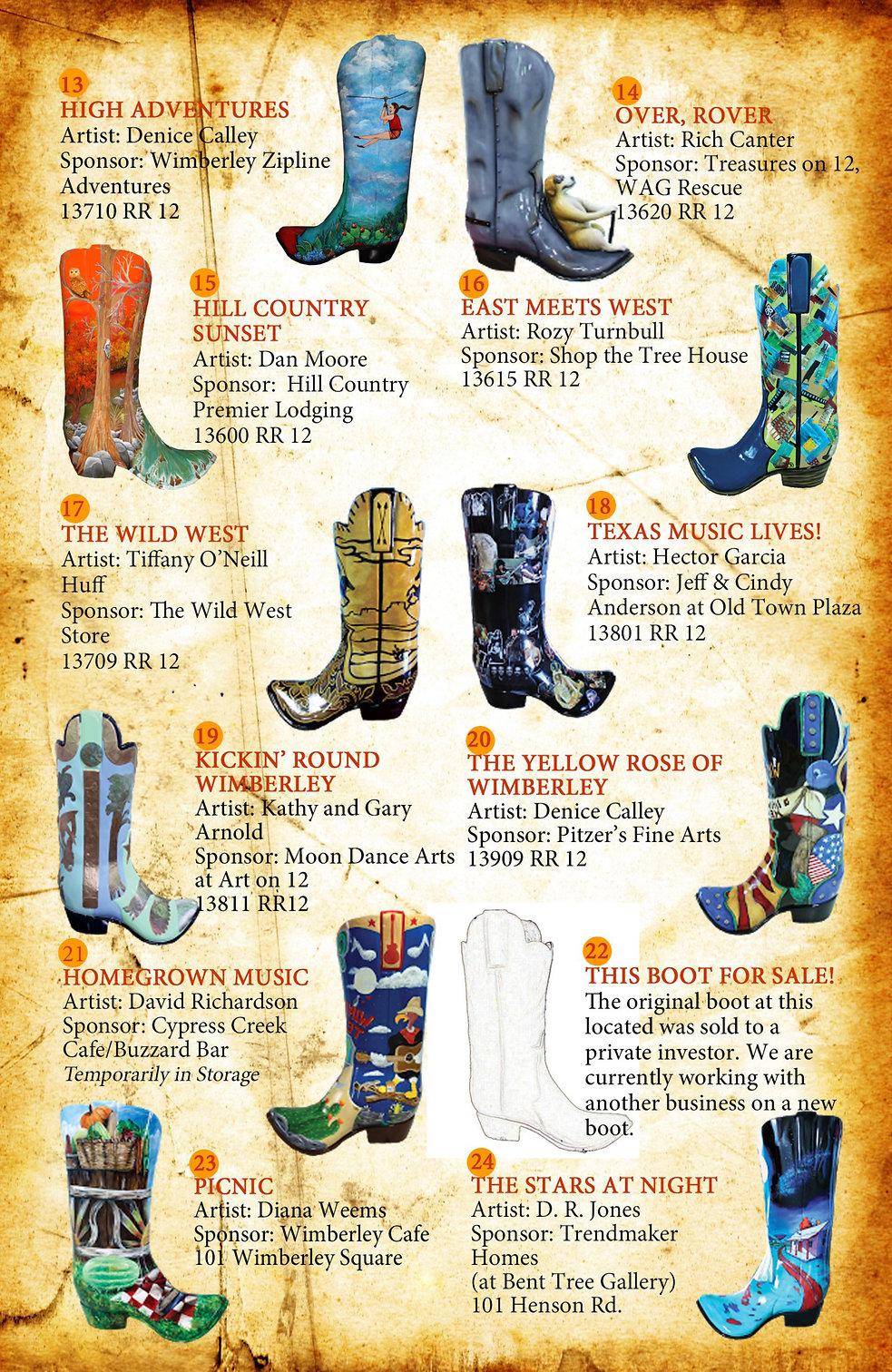 Design Ideas,bootiful wimberley, boot project, boots wimberley texas