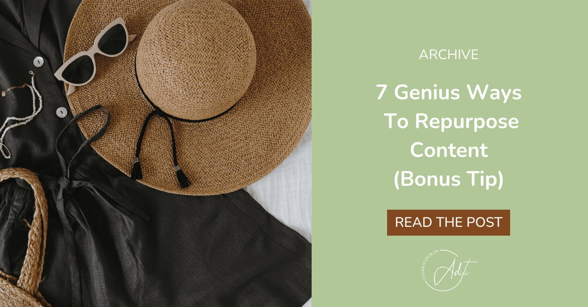 7 Genius Ways To Repurpose Content (Bonus Tip)