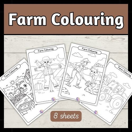 Farm Colouring Pack | PrimaryResourceRack