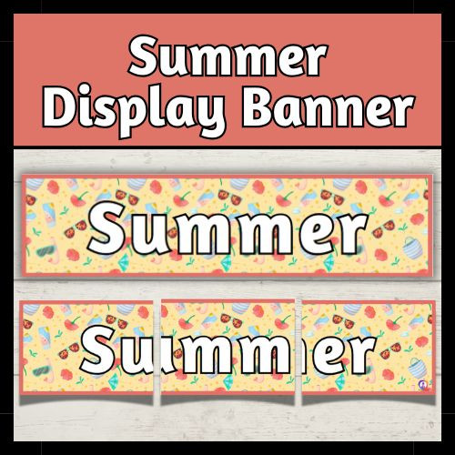 'Summer' Classroom Display Banner | PrimaryResourceRack