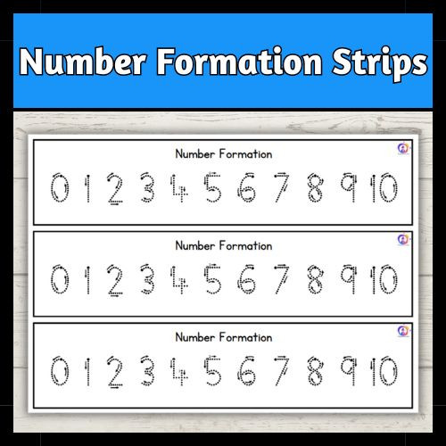 Number Formation Strips | PrimaryResourceRack