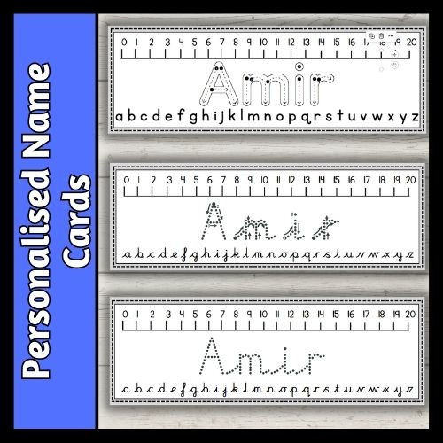 Personalised Name Cards | PrimaryResourceRack