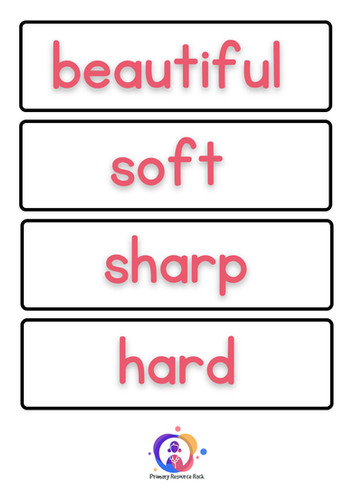 Adjectives Display | PrimaryResourceRack