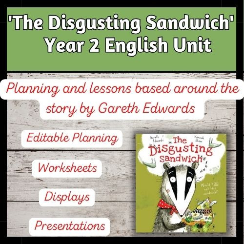 'The Disgusting Sandwich' Year 2 English Planning and Resources ...