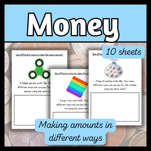 Making amounts of money in different ways | PrimaryResourceRack