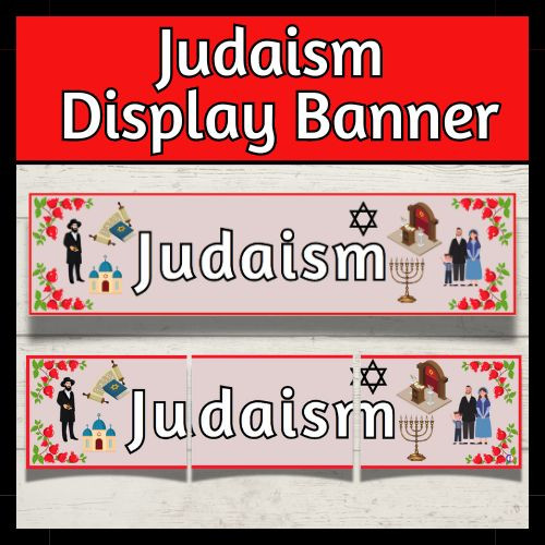 Judaism Classroom Display Banner | PrimaryResourceRack